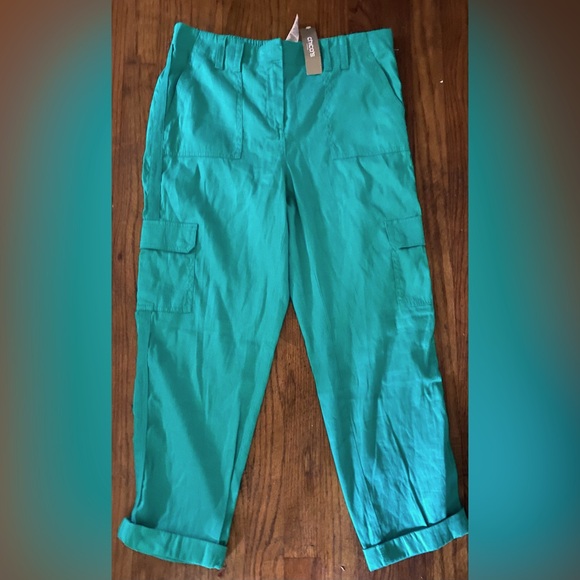Chico's | Pants & Jumpsuits | Chico 5 Green Cargo Pants Ultimate Fitnwt ...